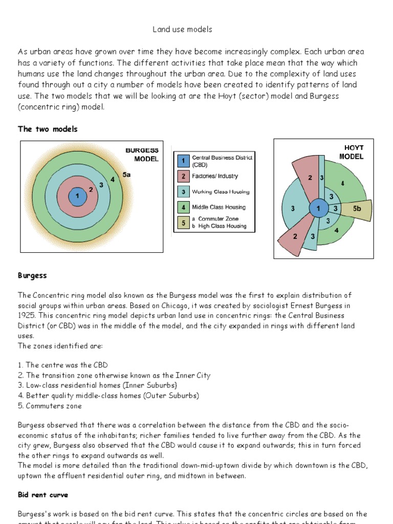Land Use Models | PDF | Economic Growth | Economies