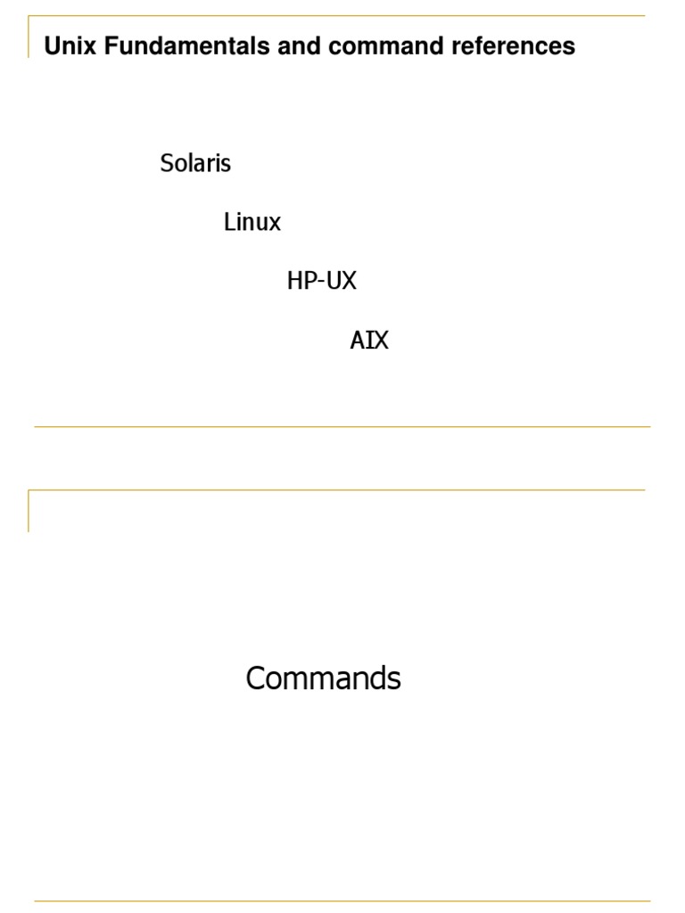 UNIX Cmds | PDF | Command Line Interface | Unix