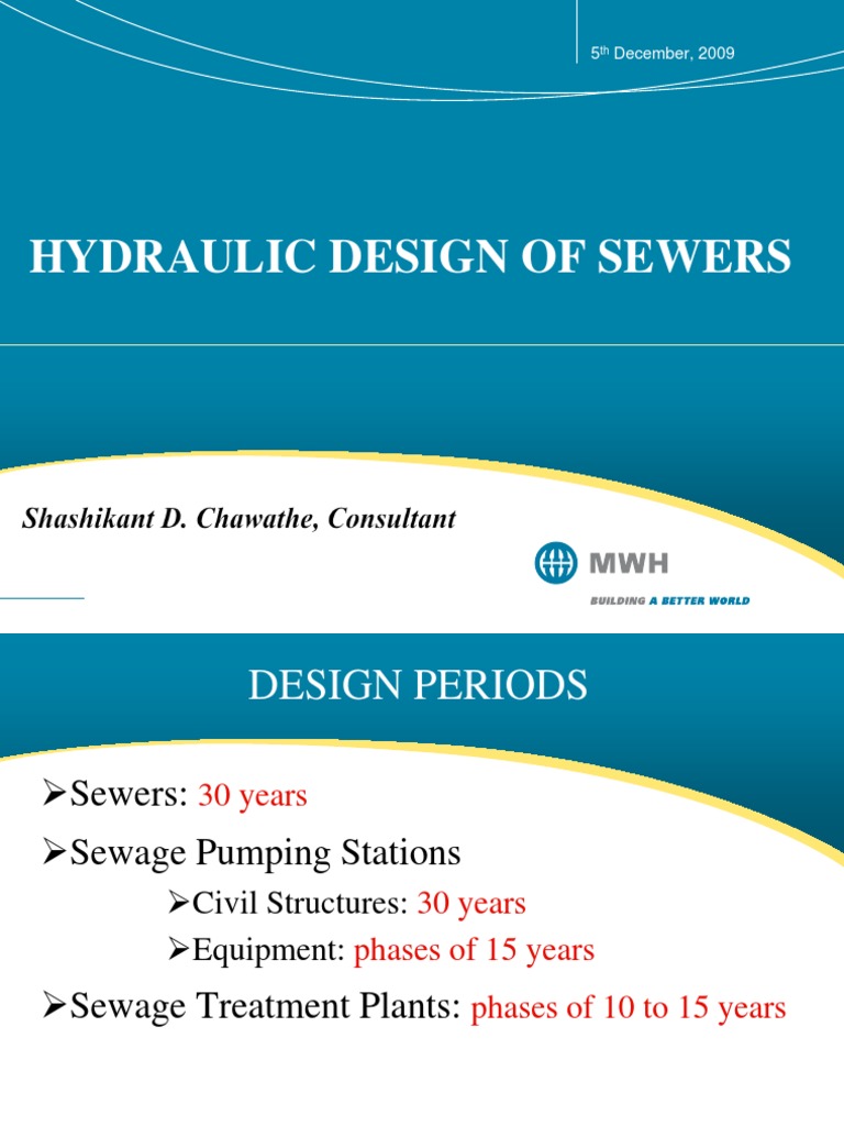Design of Sanitary Sewers | PDF