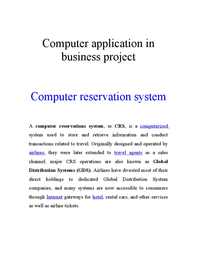 Computer Application in Business | PDF | Computing | Software