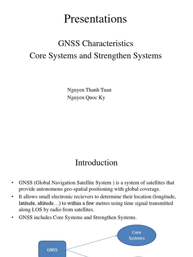 Overview of GNSS Core and Strengthen Systems | PDF