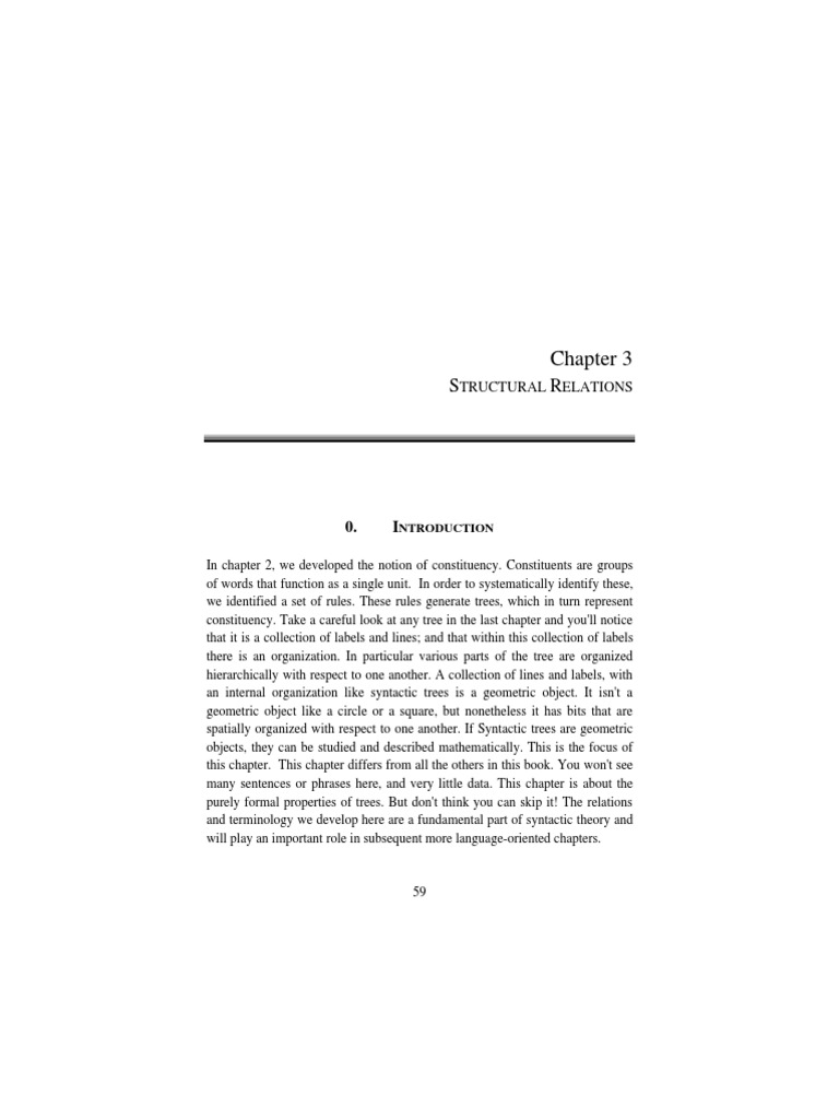 Chapter 3 | PDF | Phrase | Syntax