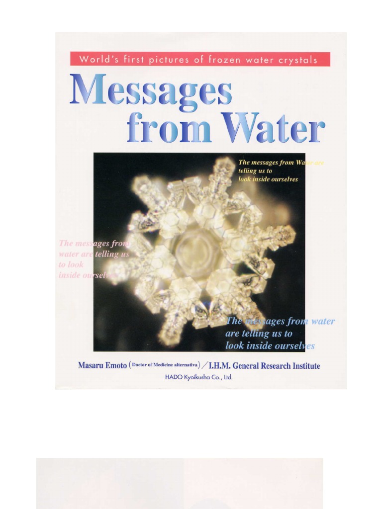 MASARU EMOTO - Messages From Water | PDF