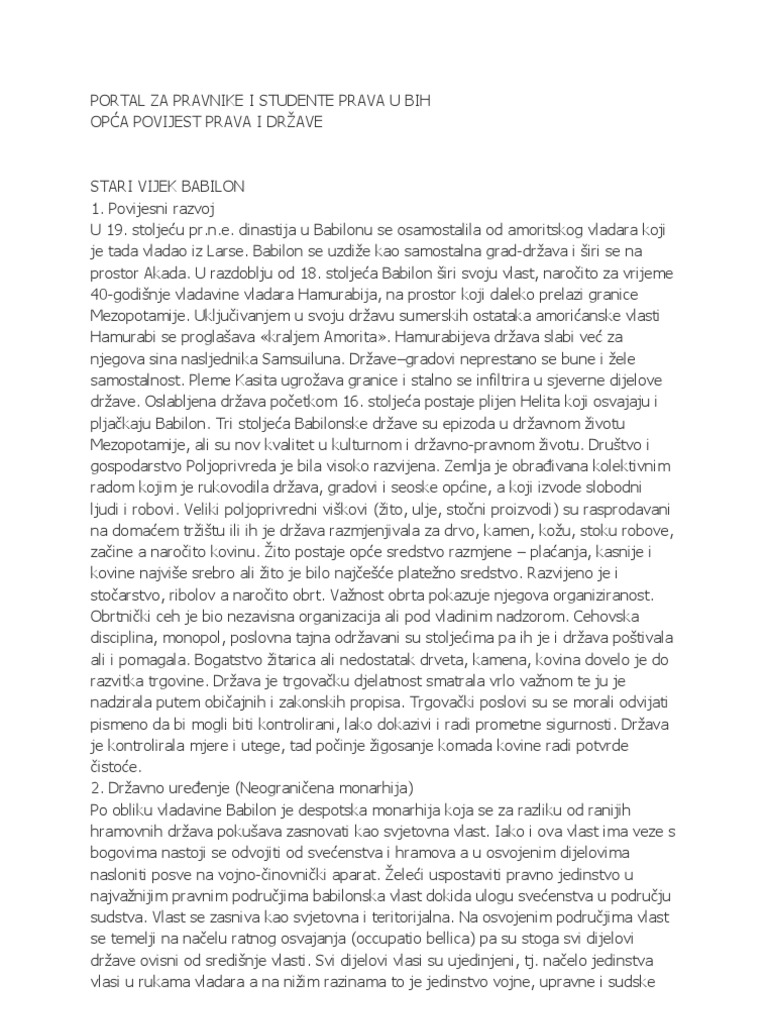 Opća Povijest - Glavna Skripta | PDF