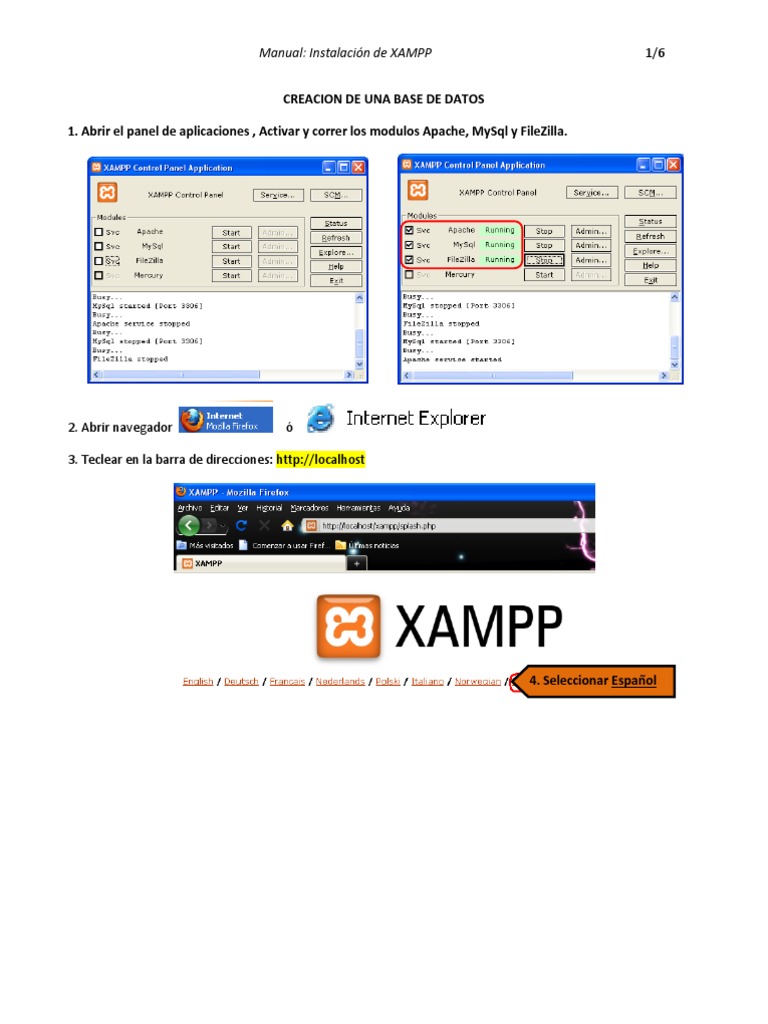 Manual de Xampp | PDF