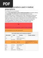 Abbreviations - Do Not Use - IsMP | PDF | Intravenous Therapy | Pharmacy