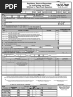 (BIR Form 1706) Capital Gains Tax Returm | PDF | Capital Gains Tax | Taxes