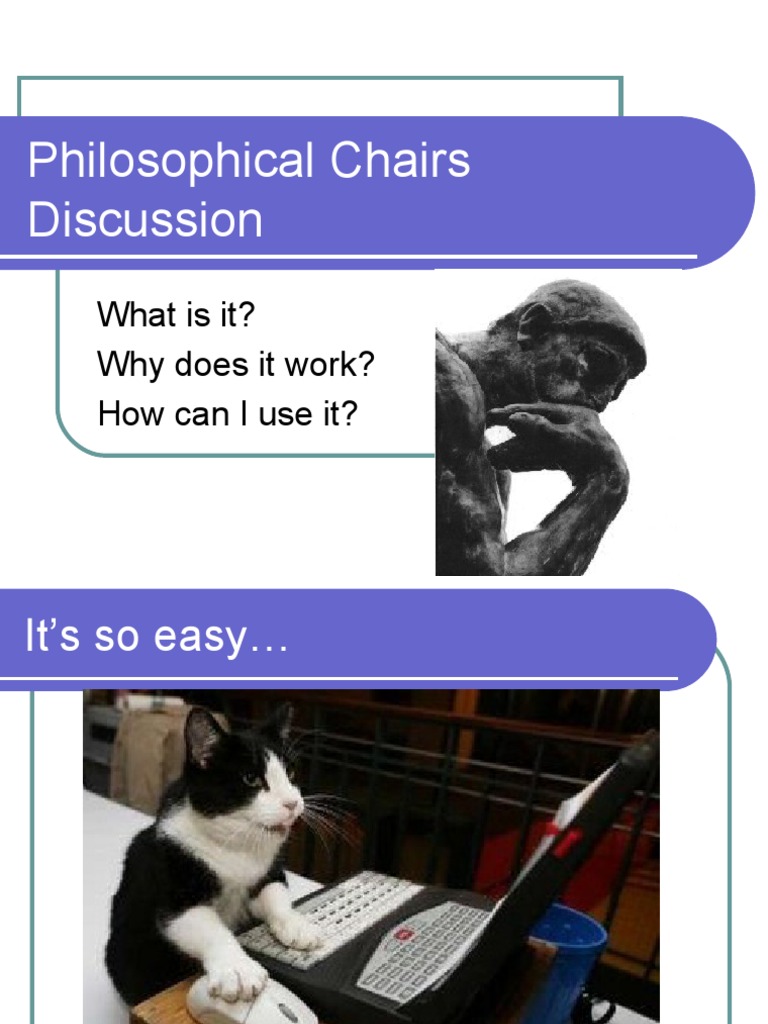 Avid Philosophical Chairs Guidelines | PDF | Question | Cognition