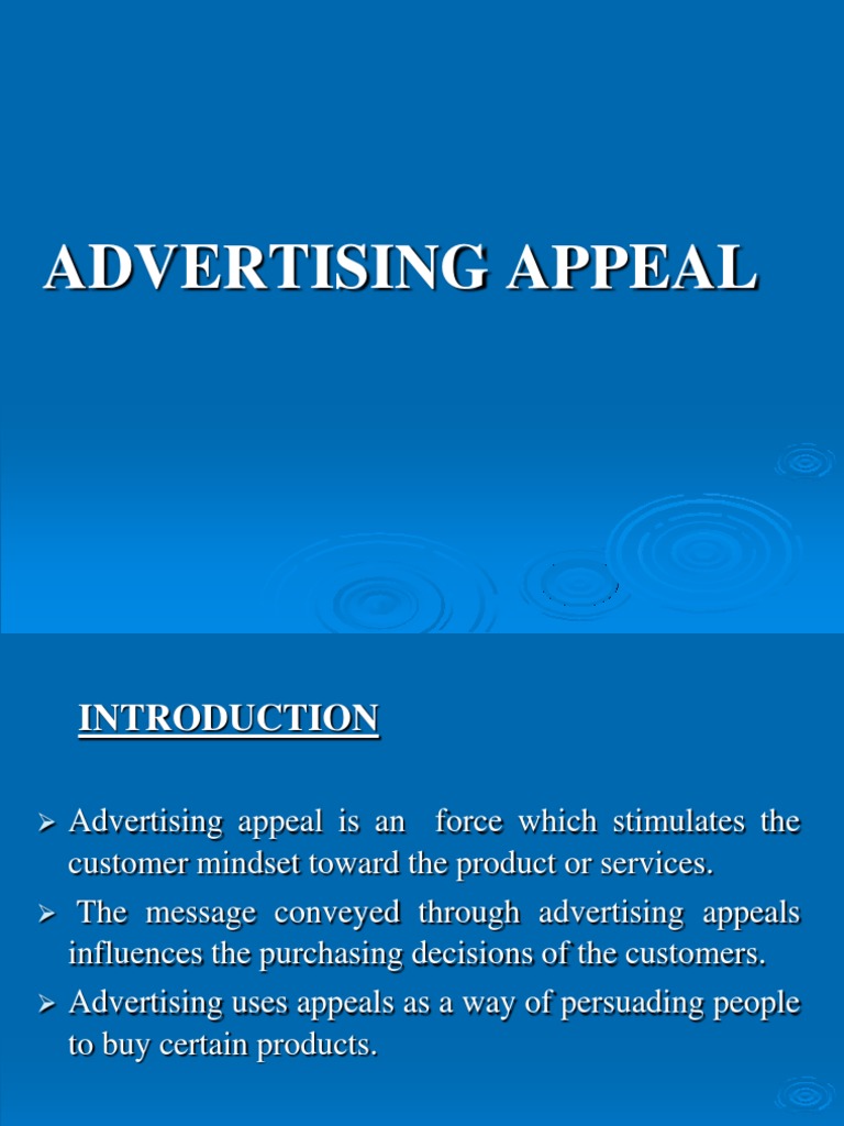 Advertising Appeal Types | PDF | Advertising | Business Economics