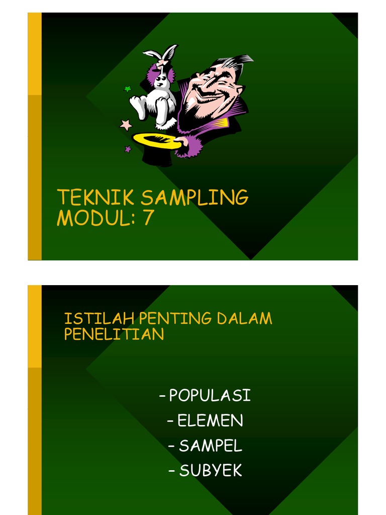 Teknik-Sampling (Compatibility Mode) | PDF