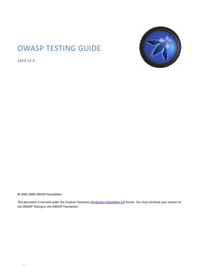 OWASP Testing Guide | PDF