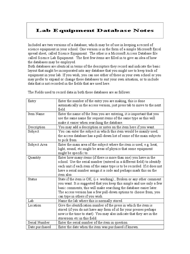 Database Notes Pdf Databases Microsoft Excel