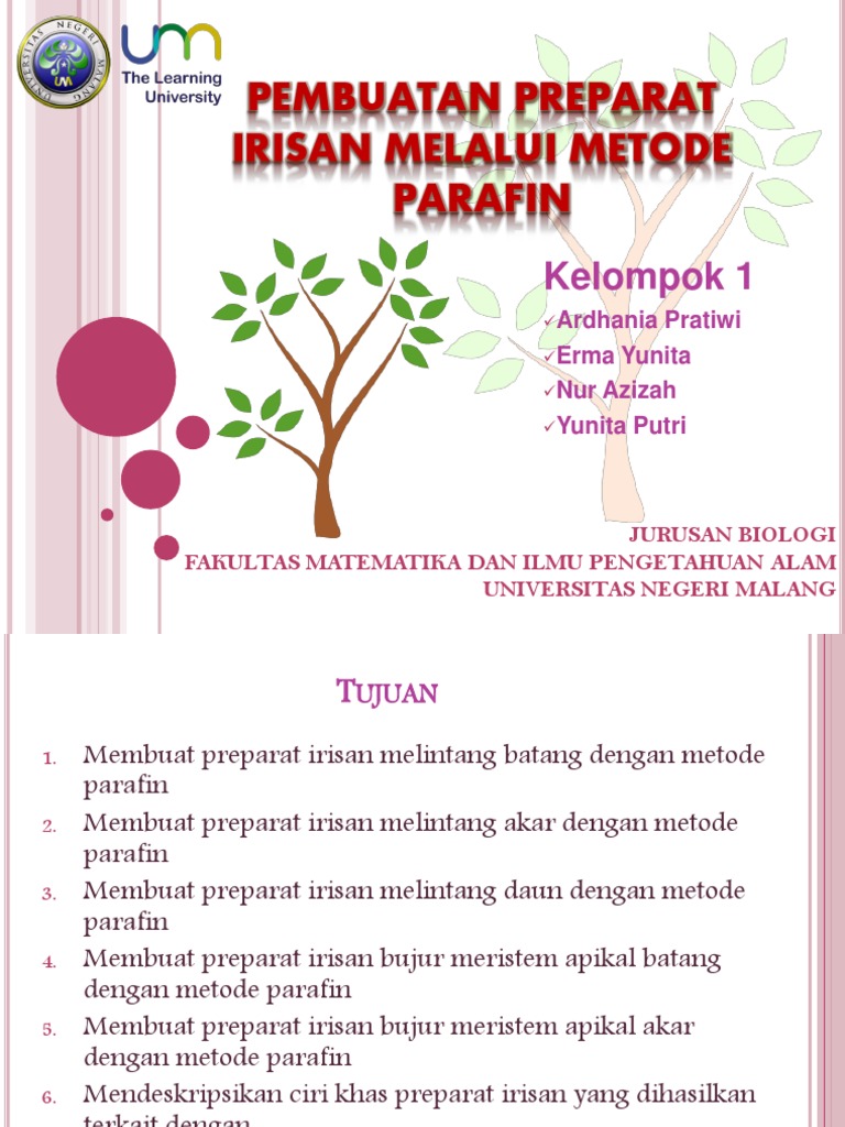 Preparat Irisan-Metode Parafin | PDF