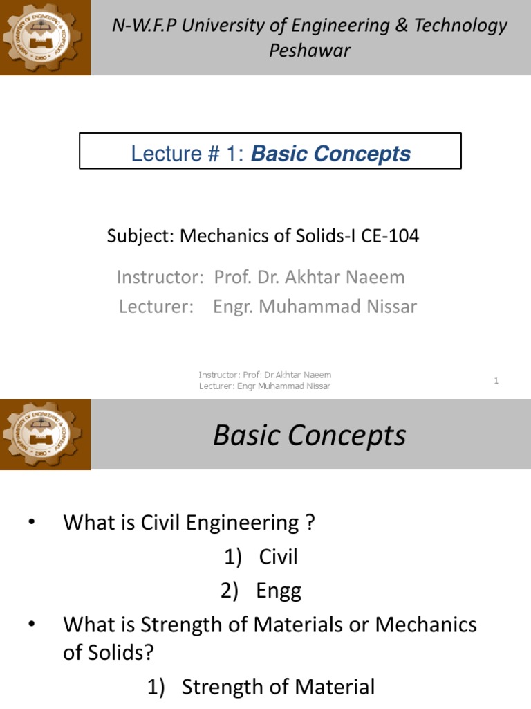 Mechanics of Solids Power-Point Presentation | PDF | Stress (Mechanics ...
