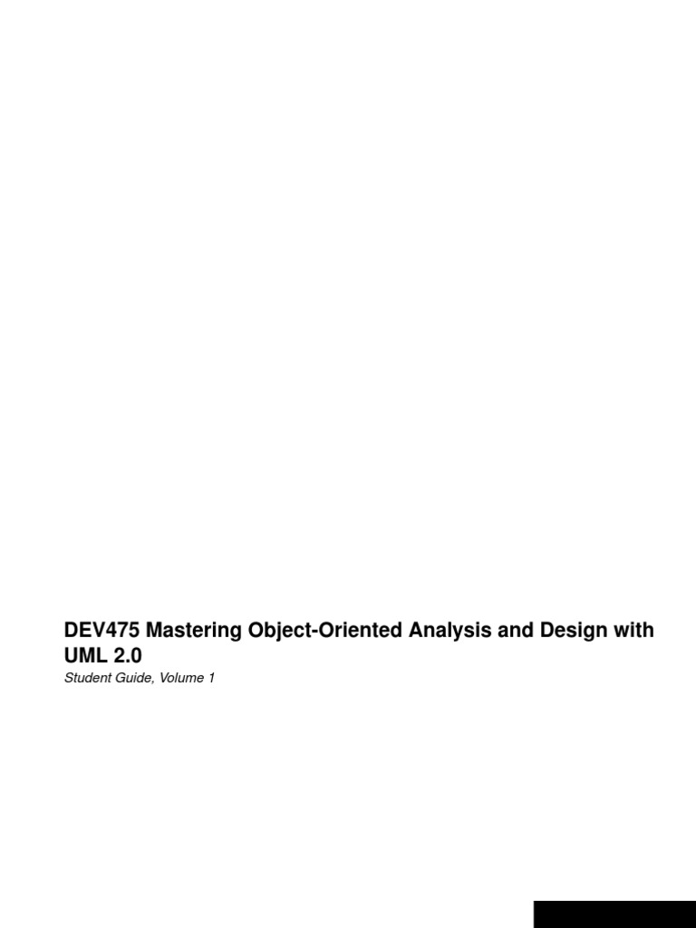Ooad With Uml2.0 | PDF | Unified Modeling Language | Component Based ...