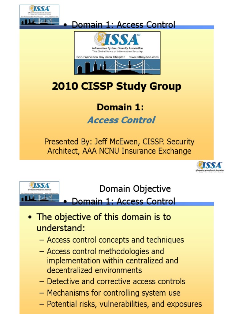 Access Control 2011 | PDF | Computer Access Control | Access Control