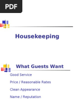 Housekeeping Training Topics | PDF | Housekeeping