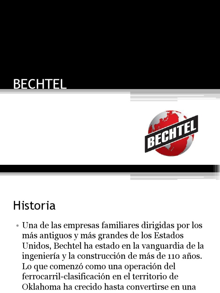 Bechtel | PDF | Calidad (comercial) | Planificación