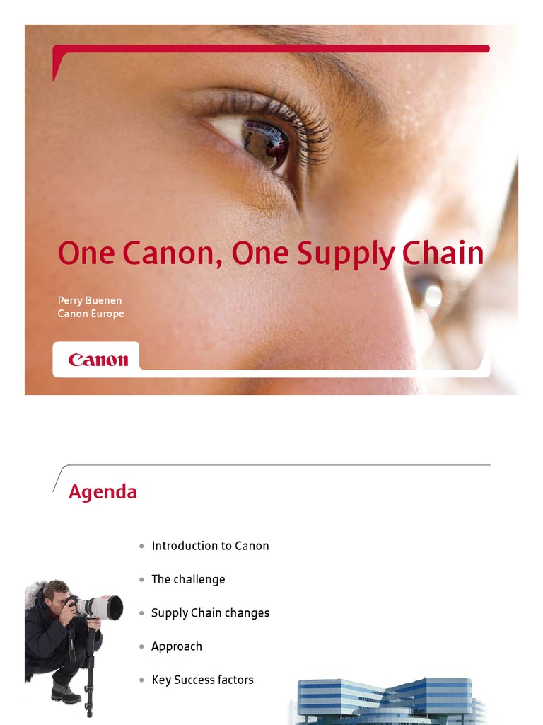 Canon Europe Final | PDF | Supply Chain | Supply Chain Management