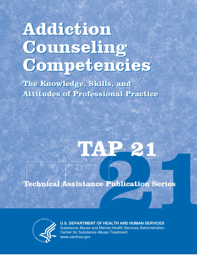 TAP 21 Addiction Counseling Competencies | PDF | Substance Use Disorder ...