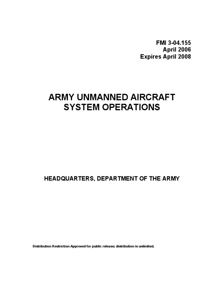 UAV Operations | PDF | Unmanned Aerial Vehicle | Reconnaissance