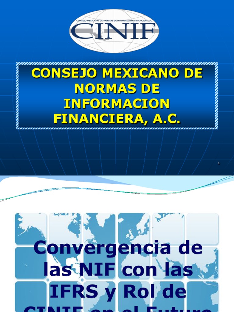 Cinif Ifrs vs Nif | Normas Internacionales de Información Financiera ...