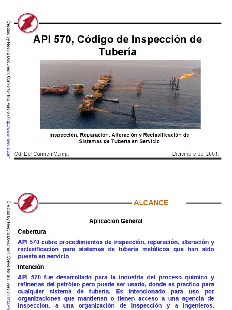 Api 570 | PDF | Revestimiento | Corrosión