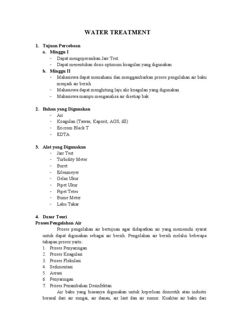 WATER TREATMENT-utilitas | PDF