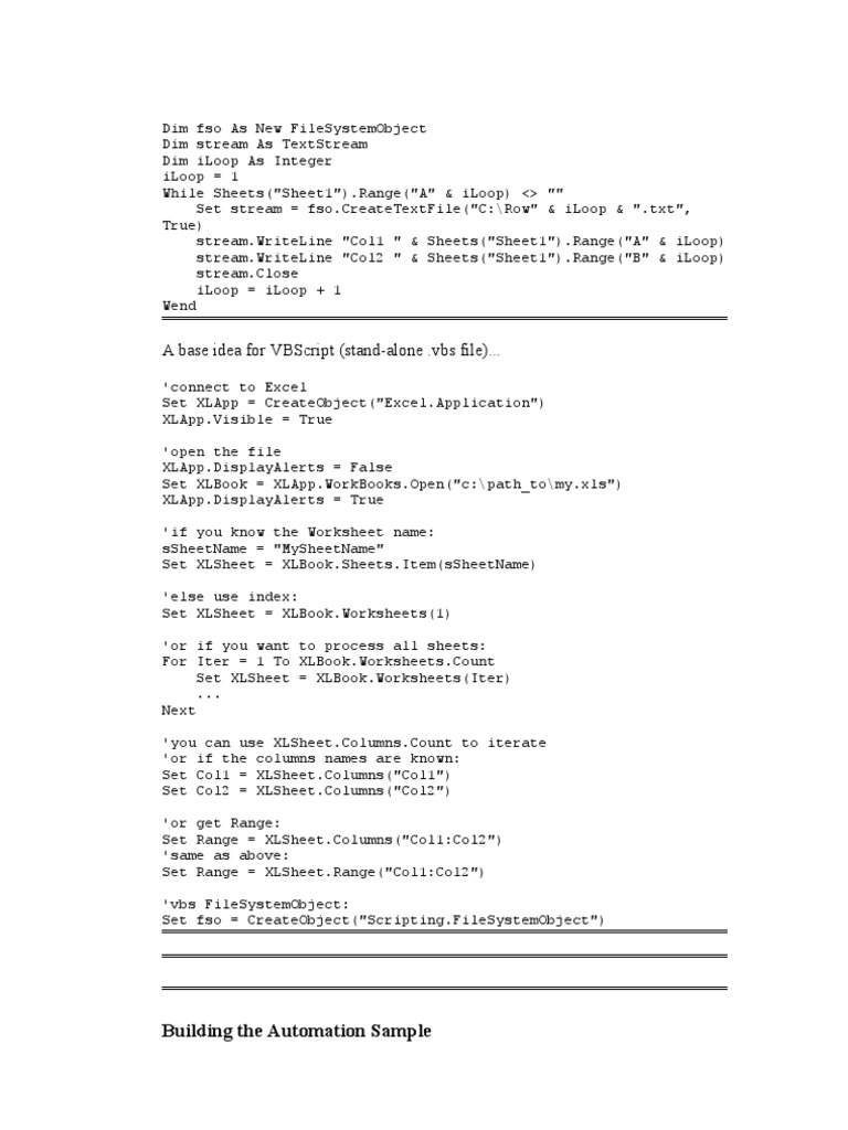 Dim Fso As New FileSystemObject | PDF | Library (Computing) | Microsoft ...