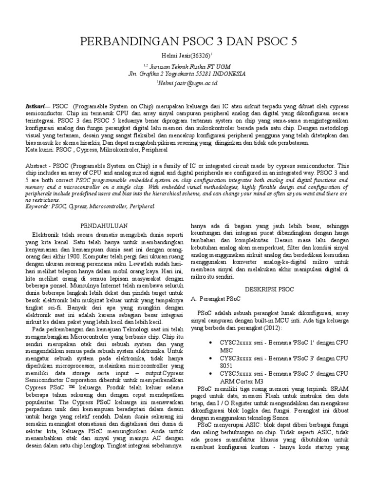 Tugas Psoc | PDF