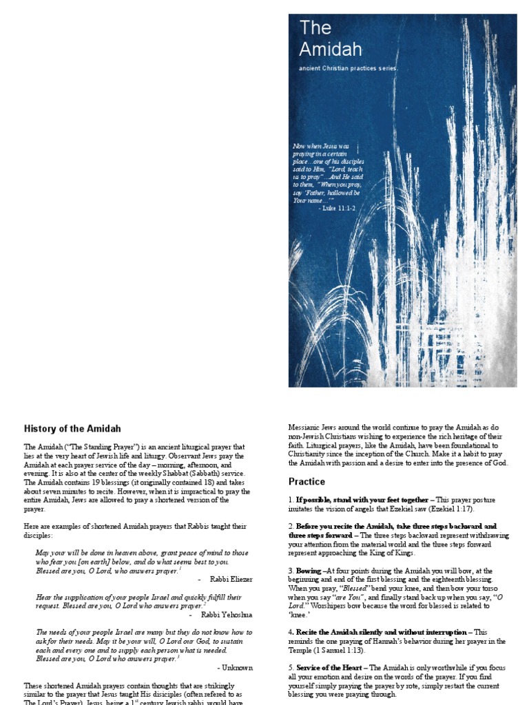 The Amidah | PDF | Lord's Prayer | Prayer