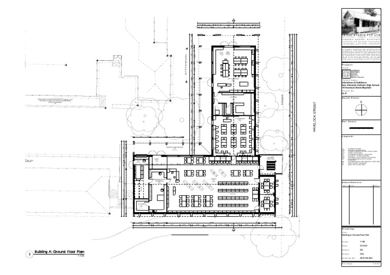 Building A: Ground Floor Plan 1: Alterations & Additions: San Clemente ...
