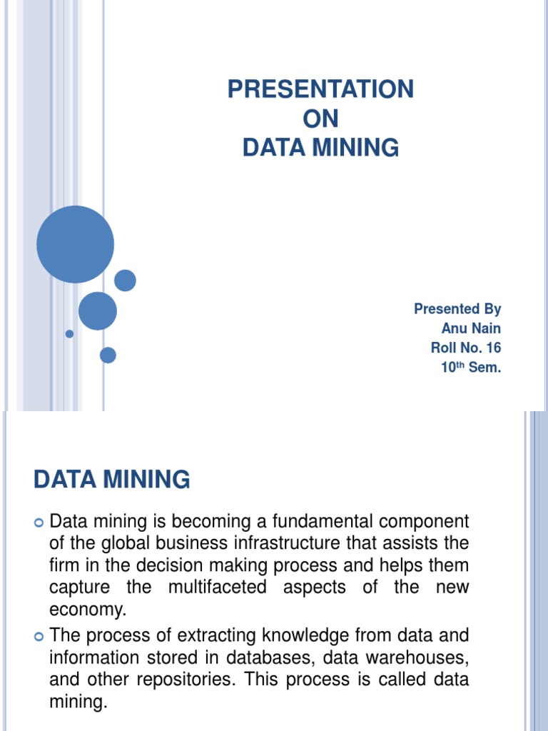 Data Mining | PDF | Business Intelligence | Data Mining