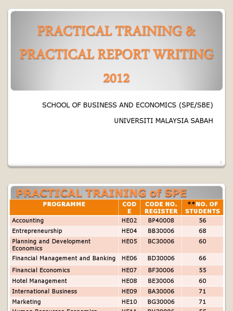Practical Training. Slide Editing | PDF | Bachelor's Degree | Thesis