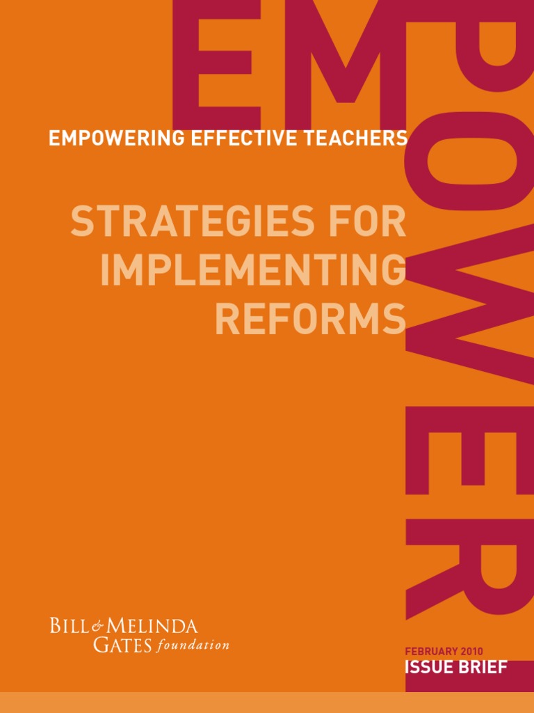 Empowering Effective Teachers Empowering Strategy | PDF | Strategic ...