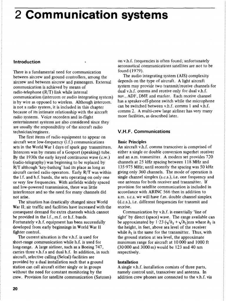 Aircraft Comm Systems | PDF | Detector (Radio) | Amplifier