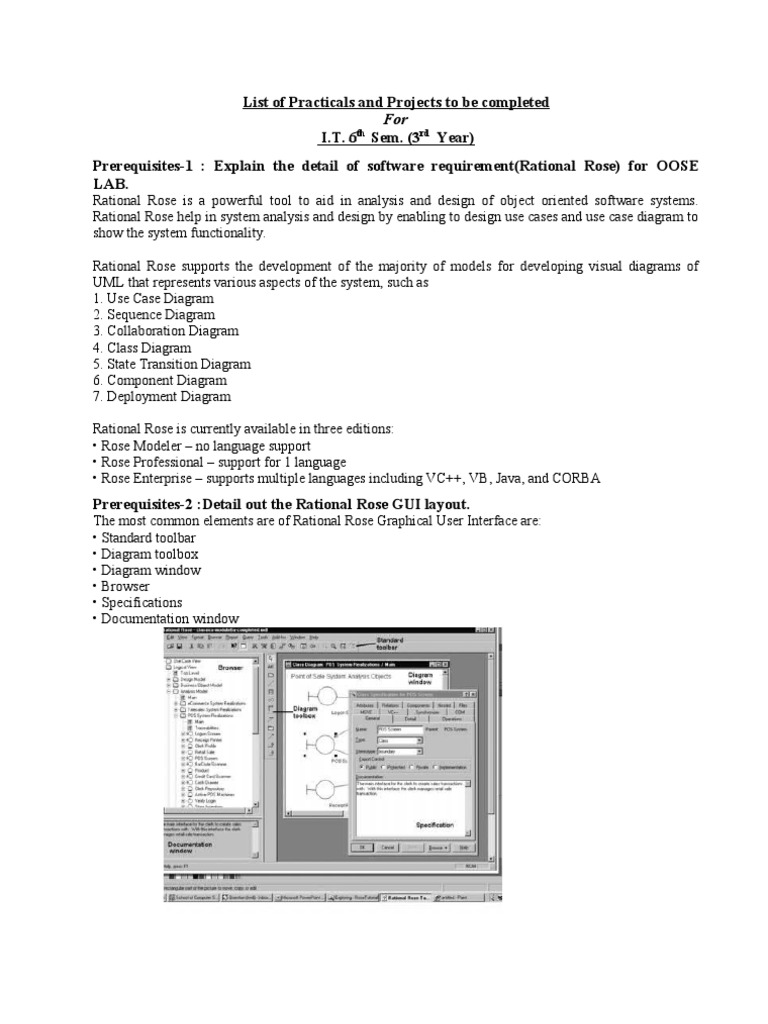 Oose Practicles | PDF | Unified Modeling Language | Class (Computer ... Oose Practicles | PDF | Unified Modeling Language | Class (Computer ...
