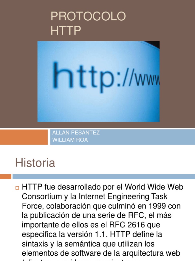 Protocolo HTTP | PDF | Protocolo de Transferencia de Hipertexto ...