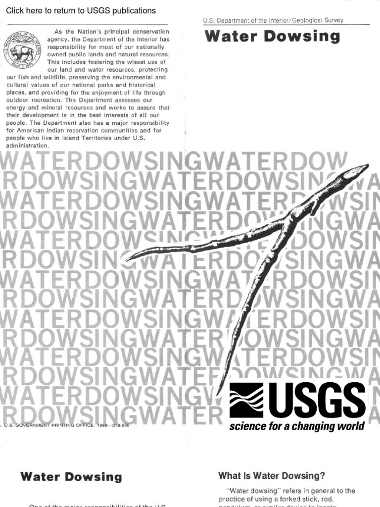 Water Dowsing | Dowsing | Aquifer