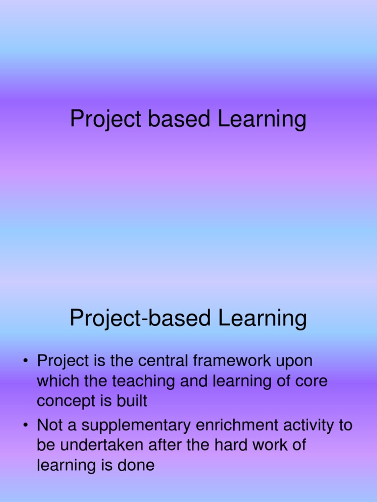 Project Based Learning 2010 | PDF | Project Based Learning | Educational Assessment