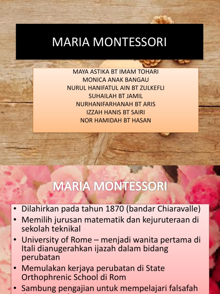 Maria Montessori | PDF
