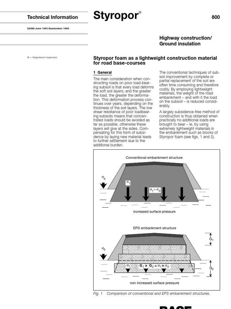 Styrofoam Basf | PDF | Polystyrene | Chemical Substances