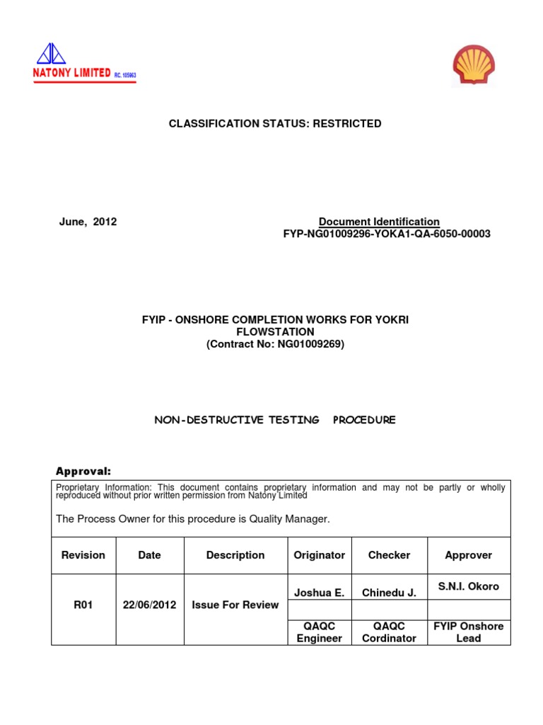 Ndt Procedure | Nondestructive Testing | Medical Ultrasound