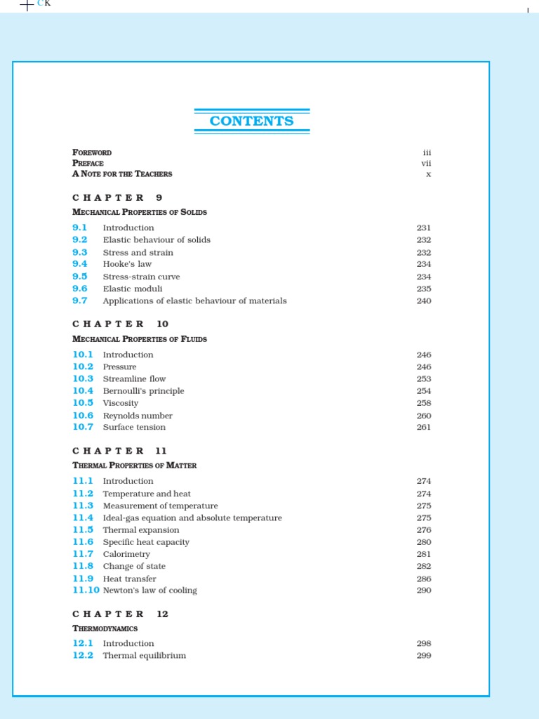NCERT Book Physics Class XI Part-II | PDF | Deformation (Engineering ...