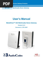 Mediapack 504 508 MP 5xx Voice Gateway Quick Guide | PDF | Ip Address ...