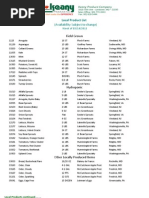 Vegetable Conversion Chart | PDF | Vegetables | Agronomy