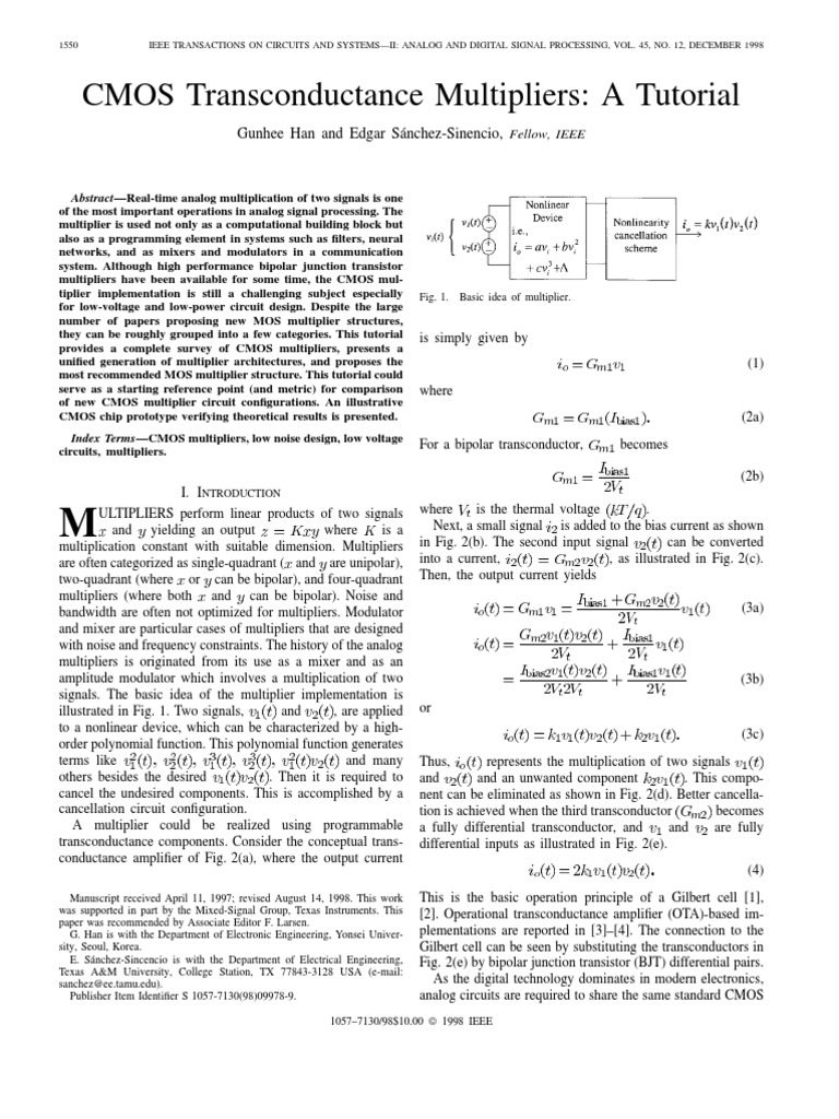 Multiplier | PDF