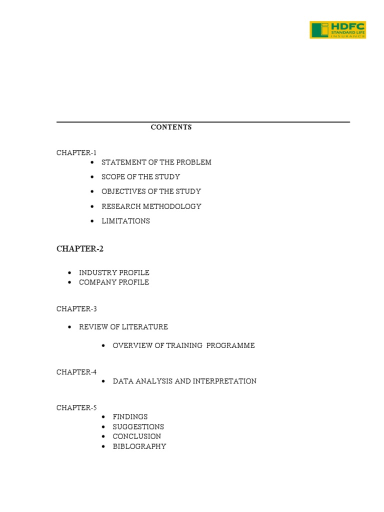HDFC Life Training Program Analysis | PDF | Insurance | Life Insurance