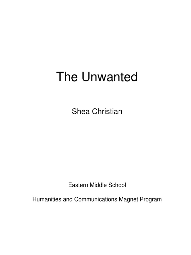 The Unwanted Template 2 | PDF | Mystery, Thriller & Crime Fiction