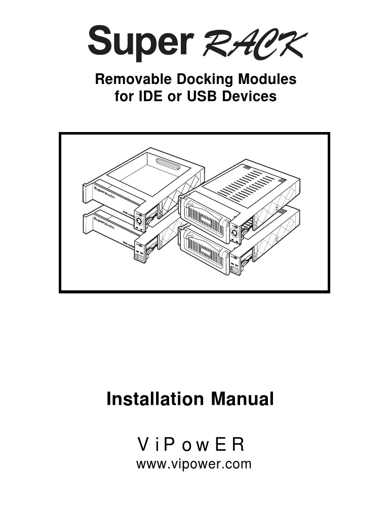 SuperRACK InstallationGuide | PDF | Electrical Connector | Usb